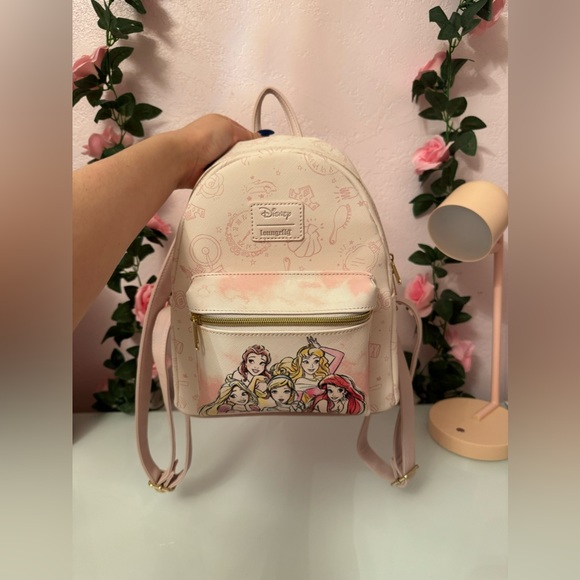 Disney | Bags | Loungefly Disney Princesses Mini Backpack | Poshmark